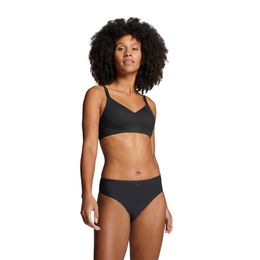 Puma Damen B&uuml;gelloser BH "Puma WOMEN MEDIUM SUPPORT ACTIVE BRA 1P", Gr. 80, schwarz, Web, Obermaterial: 81% Polyester, 19% Elasthan, unifarben, BHs,