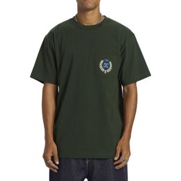 DC Shoes Herren T-Shirt "Freshman", grün, Gr. S, 75% Baumwolle, 25% Baumwolle, Shirts