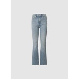 Pepe Jeans Damen High-waist-Jeans "FLARE HW DION", blau, Gr. 29, Denim/Jeans, Obermaterial: 99% Baumwolle, 1% Elasthan, Jeans, mit ausgestelltem Bein