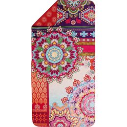 Strandtuch HIP, B:50cm L:100cm, bunt, Microfaser, Obermaterial: 100% Polyester, Handt&uuml;cher, "Sherhia", Mikrofaser, Schnelltrocknend, Reisen, Sport,