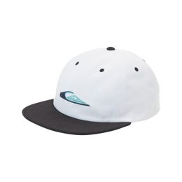 Quiksilver Herren Snapback Cap "Block Stocker", wei&szlig;, 100% Polyester, Caps