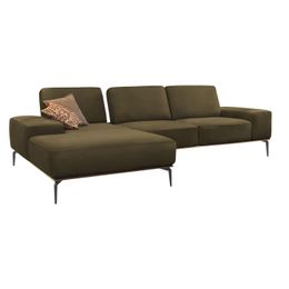 Ecksofa W.Schillig, B:319cm H:88cm T:178cm, gr&uuml;n, Longlife Xtra-Leder Z73: Naturwalkleder der Luxusklasse aus den erlesensten Rohh&auml;uten. Hautst&auml;rke