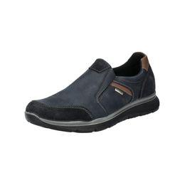 IMac Herren Slipper "IMac Slipper Leder", Gr. 45, blau, Leder, Schuhe