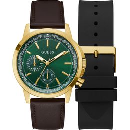 Guess Herren Multifunktionsuhr "SPEC", braun, Armbanduhren, Armbanduhr, Quarzuhr, Herrenuhr