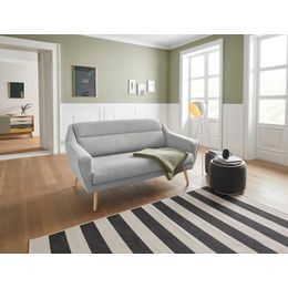 2-Sitzer OTTO HOME, B:167cm H:86cm T:90cm, grau, Luxus-Microfaser weich (100% Polyester);Samtoptik (100% Polyester);Struktur (100%