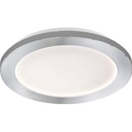 Fischer und Honsel LED Deckenleuchte "Gotland", 1, Ø 17cm, 1 Stk., grau, FISCHER & HONSEL, Wohnzimmer, Leuchten
