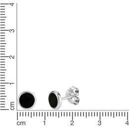 Firetti Damen Paar Ohrstecker "Schmuck Geschenk, Ohrringe Kreis rund, Silber 925", 7mm, Silber 925 (Sterlingsilber), silber, Silber 925