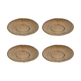 Leonardo Untertasse "Untertassen Matera &oslash; 15.0 cm 4er Set", beige, Speiseteller