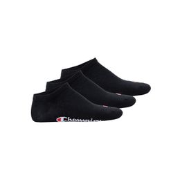 Champion Damen Sneakersocken "Socken 3er Pack", Gr. 39, schwarz, Obermaterial: 71% Baumwolle CO. 23% Polyester PES. 4% Polyamid PA. 2% Elasthan EL.,