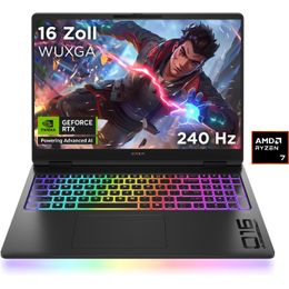 HP Gaming-Notebook "Omen Max 16-ak0073ng", 32 GB RAM 1.000 GB SSD, Ryzen AI 7, Windows11Home, schwarz, Notebooks