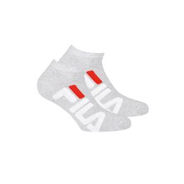Fila Damen Sneakersocken "Socken 2er Pack", Gr. 35, grau, Obermaterial: 75% Baumwolle CO. 23% Polyester PES. 2% Elasthan EL., Socken