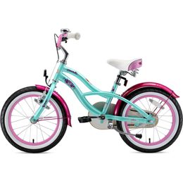 Bikestar Kinderfahrrad "Cruiser", 23cm, 16 Zoll (40,64cm), blau, Fahrr&auml;der