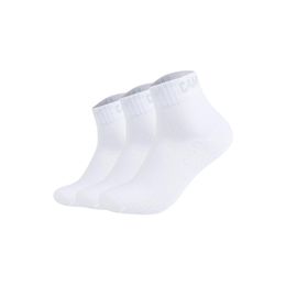 CAMP DAVID Herren Sneakersocken "Socken 3er Pack", Gr. 43, wei&szlig;, Obermaterial: 78% Baumwolle CO. 20% Polyamid PA. 2% Elasthan EL., Socken