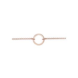 Elli Damen Collier "Choker Anh&auml;nger Kreis Rund 925 Silber", 38, ohne Stein, Silber 925 (Sterlingsilber), L: 38, rosa, Silber 925 (Sterlingsilber),