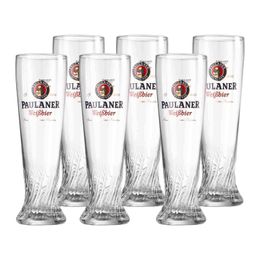 Ritzenhoff & Breker Bierglas "Weizenbiergläser Paulaner 500 ml 6er Set transparent", transparent, RITZENHOFF & BREKER, Trinkgefäße