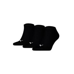 Puma Herren Sneakersocken "Socken Sneaker Plain 3P 3er Pack", Gr. 35, schwarz, Obermaterial: 66% Baumwolle CO. 18% Polyamid PA. 14% Polyester PES. 2%