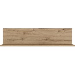 Mehrzweckregal Flex-Well, B:100cm H:22,8cm T:18,6cm, braun, Holzwerkstoff, Regale, "WRL 100 Cara", Artisan Eiche, Breite 100 cm