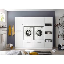 Mehrzweckschrank-Set respekta, wei&szlig;, Spanplatte, Kastenm&ouml;bel-Sets, "Clara-Set 14", (B x T x H) 234,8 x 67,6 cm x 200 cm