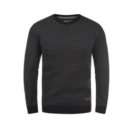 INDICODE Jungen Strickfleece-Pullover "Strickpullover IDCoppler", schwarz, Gr. XXL, Obermaterial: 100% Polyacryl PAN., Pullover