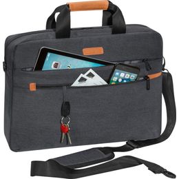 PEDEA Laptoptasche ""ELEGANCE" Pro 17,3" (43,9cm)", B/H/T: 46cm x 35cm x 10cm, grau, Taschen, Laptopfac sowie ein Tabletfach