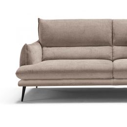 2,5-Sitzer Egoitaliano, B:210cm H:90cm T:95cm, beige, 100% Polyester, Sofas, "FUNNY, hochwertiges und aktuelles Design, bequeme R&uuml;ckenlehne", toller