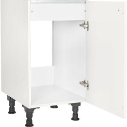 Sp&uuml;lenschrank Nobilia, B:45cm H:87cm T:58,3cm, wei&szlig;, K&uuml;che, Schr&auml;nke, ""Cascada", Ausrichtung w&auml;hlbar, vormontiert, in den Breiten", 45 und 60 cm,