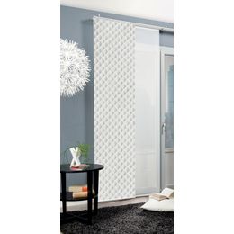 Schiebegardine Home Wohnideen, B:60cm H:245cm, grau, Polyester, Wohnzimmer, Gardinen, "MARPENT", Schiebegardine MARPENT digitalbedruckt