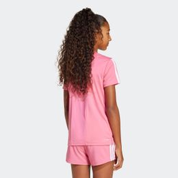 M&auml;dchen T-Shirt "JG TR-ES 3S TEE", pink, Gr. 164, adidas Sportswear, Obermaterial: 100% Polyester, Shirts
