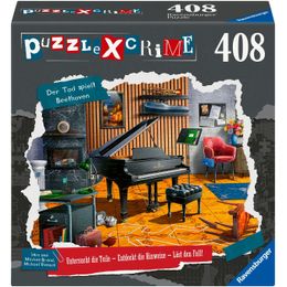 Ravensburger Kinder Puzzle "Puzzle X Crime: Der Tod spielt Beethoven", bunt, B:70cm H:50cm, Puzzles