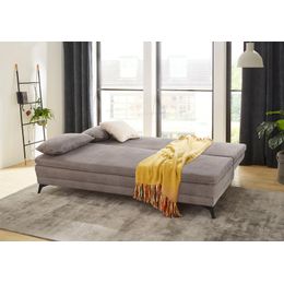 Jockenh&ouml;fer Schlafsofa, B:202cm T:105cm, braun, JOCKENH&Ouml;FER GRUPPE, Korpus: 100% Polyester;Kissen: 100% Polyester, Jugendzimmer, Sofas, "Laurin", als
