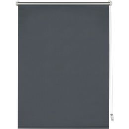 Seitenzugrollo OTTO HOME, B:55cm H:150cm, grau, Polyester, Rollos, "Thermo Klemmrollo Energiesparend", abdunkelnd mit Thermobeschichtung