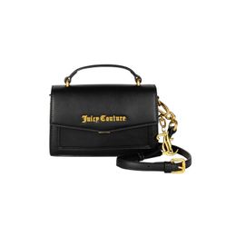 Juicy Couture Kinder Schultertasche "LILY CROSSBODY WITH FLAP Damen", schwarz, Leder, Taschen, Schultertasche Damen, Mini Bag, Handtasche, Fashion,