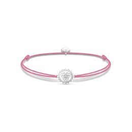 Thomas Sabo Damen Armband "LS098-401-9-L20V", 20, Silber 925 (Sterlingsilber) Textil, silber, Silber 925 (Sterlingsilber), Textil, Armbänder