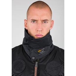 Herren Schal "ALS Scarf", schwarz, Alpha Industries, Obermaterial: 53% Nylon, 47% Polyester, Modetücher