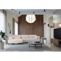Ecksofa Trendmanufaktur, B:280cm H:80cm T:168cm, beige, 92% Polyester, 8% Nylon, Wohnzimmer, Sofas, "Luzi, wahlweise mit Schlaffunktion & Bettkasten.