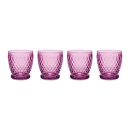 Villeroy & Boch VILLEROY & BOCH Whiskyglas "Becher Boston Coloured 330 ml 4er Set", lila, Trinkgefäße