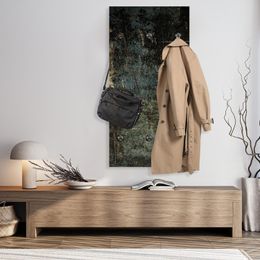 Wandgarderobe queence, B:50cm H:100cm T:2cmgrau, Acrylglas, Flur, Garderobenpaneele, "Beton Optik Abstrakt", Wandpaneel aus Acrylglas inkl. 6