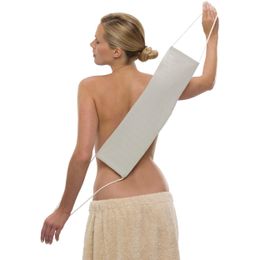 Janastyle Damen Waschgurt "Micro-Peeling-R&uuml;ckenreiniger f&uuml;r strahlend frische Haut", B/L: 15cmx60cm, 1 Stk., Microfaser, grau, Microfaser,