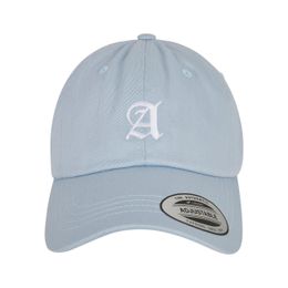 MisterTee Damen Snapback Cap "MisterTee Unisex Letter Lightblue Low Profile Cap"a, unifarben, 100% Baumwolle, Caps