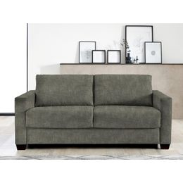 Schlafsofa Bali, B:195cm H:20cm, silber, 100% PE, Wohnzimmer, Sofas, "Denver, Dauerschl&auml;fer", in 140er und 160er Breite, inkl. Ergoflex-Unterfederung