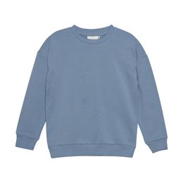 EN FANT Jungen Sweatshirt "Rundhalspullover ENSweatshirt", blau, Gr. 116, Obermaterial: 95% Baumwolle CO. 5% Elasthan EL., Pullover