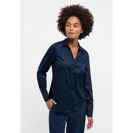 Eterna Damen Hemdbluse "REGULAR FIT"navy, Gr. 44, 95% cotton, 5% Elasthan, Blusen