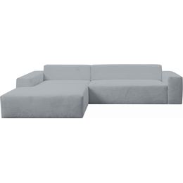 Ecksofa WERK2, B:311cm H:70cm T:210cm, grau, 90% Polyester, 10% Nylon, Wohnzimmer, Sofas, "Zeus-XL, Mega-Sofa mit gro&szlig;er Sitztiefe, Stellma&szlig;e 311cm x