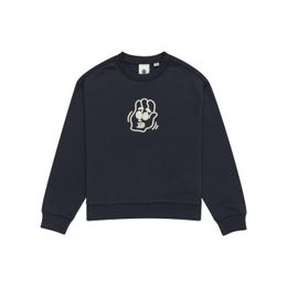 Element Damen Sweatshirt "Say Hi", blau, Gr. S, 40% Polyester, 30% Baumwolle, 30% Baumwolle, Sweatshirts