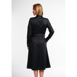 Eterna Damen Hemdblusenkleid "REGULAR FIT", schwarz, Gr. 34, 95% Baumwolle, 5% Elasthan, Kleider