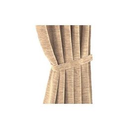 Raffhalter WIRTH, B:60cm H:6cm, beige, Polyacryl, Raffhalter, "Thermo-Chenille 288g/m²", 2-er Set