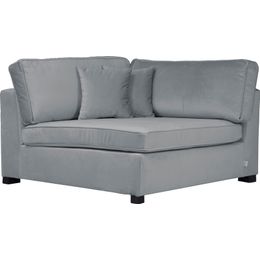Sofa Home Affaire, B:130cm H:86cm T:130cm, grau, 100% Polyester, Wohnzimmer, Sofas, "Skara XXL", Eckelement zur individuellen