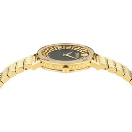 Versace Damen Quarzuhr "Versace DAEDALUS", gold, Armbanduhren, Armbanduhr, Damenuhr, Swiss Made, Edelstahlarmband, analog, Saphirglas