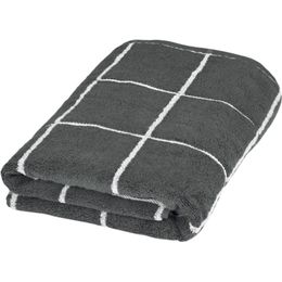 Duschtuch Ross, B:75cm L:140cm, grau, Frottier, Baumwolle, Handt&uuml;cher, "Cashmere &Uuml;berkaro", 100% Baumwolle, kariert, in modischen Karo Farben