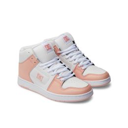 DC Shoes Damen Sneaker "Manteca 4 Hi", Gr. 6,5peaches, Obermaterial: Leder (Kuh) / Futter: Textil / Außensohle: Gummi, Schuhe